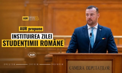 AUR propune instituirea Zilei Studențimii Române pe 17 mai.